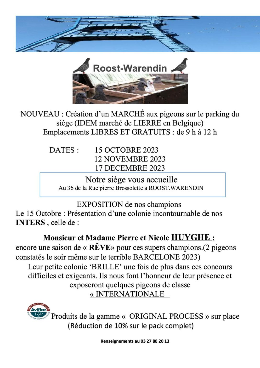 Marchés de Roost – Warendin – Francolomb